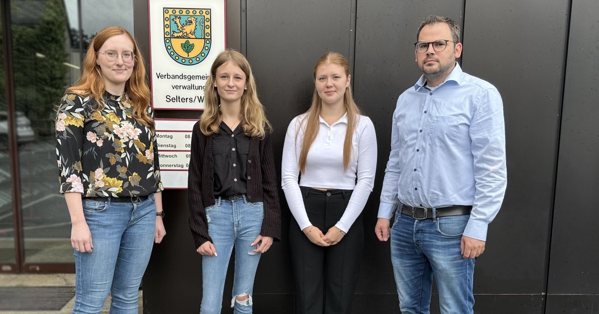 Ausbildungsstart bei der Verbandsgemeindeverwaltung Selters | VG Selters